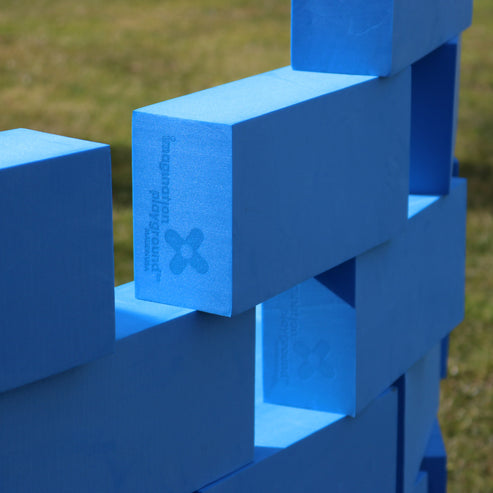 Blue Brick Blocks | 45‑Piece Foam Building Block Set for Creative Play ...